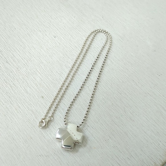 Tiffany & Co. | Jewelry | Tiffany Roman Cross Necklace Silver | Poshmark